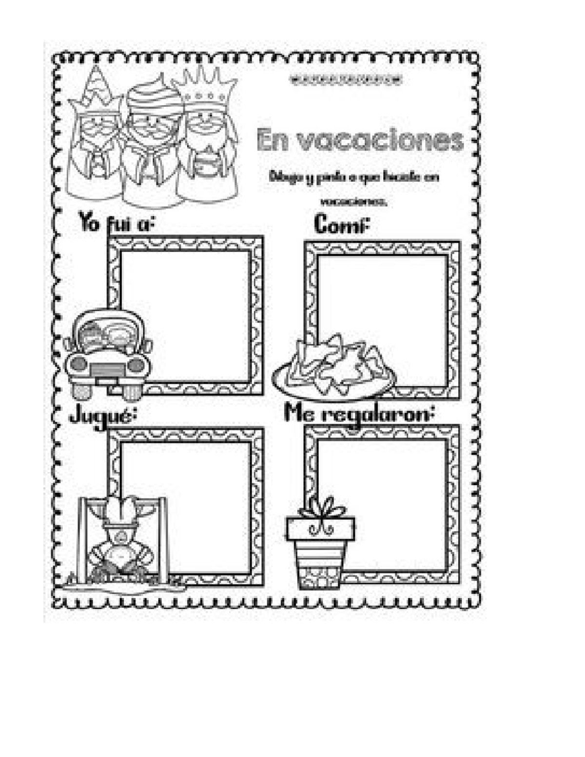 Actividades de Reyes - Comprensión Lectora y Tradiciones Culturales ...