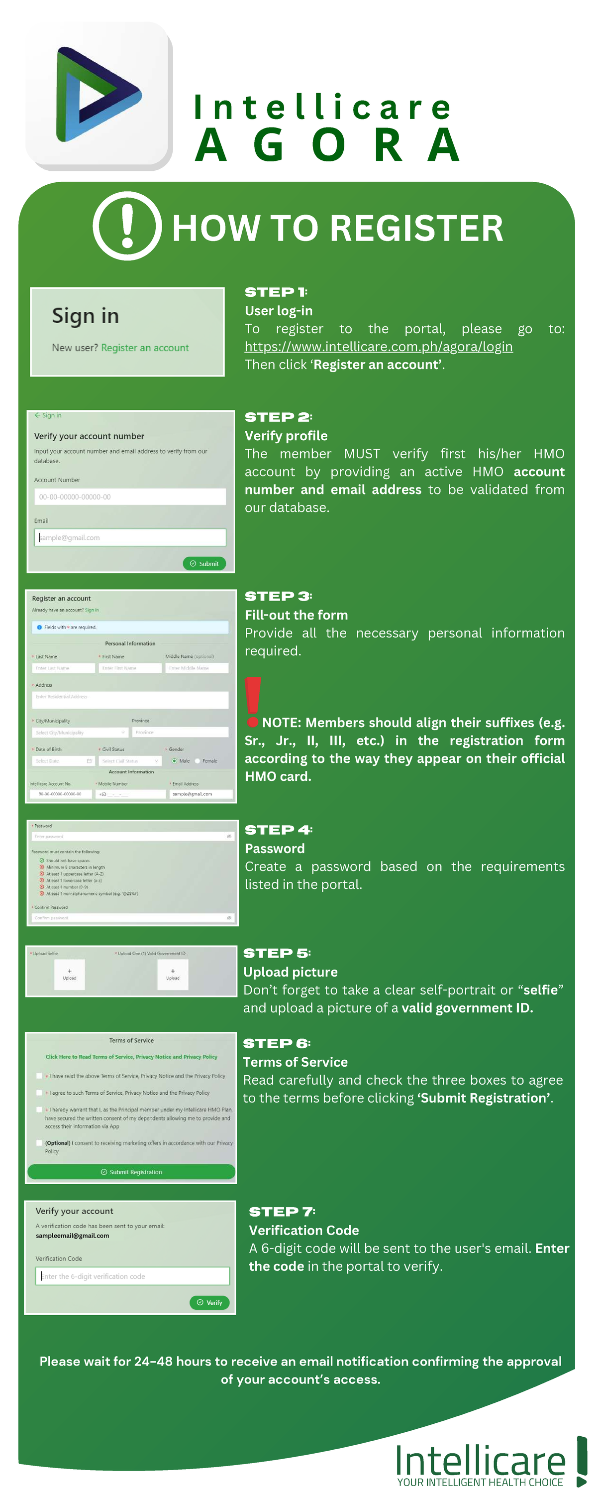 Intellicare A G O R A Web Portal User Guide for Registration & Renewal - Studocu