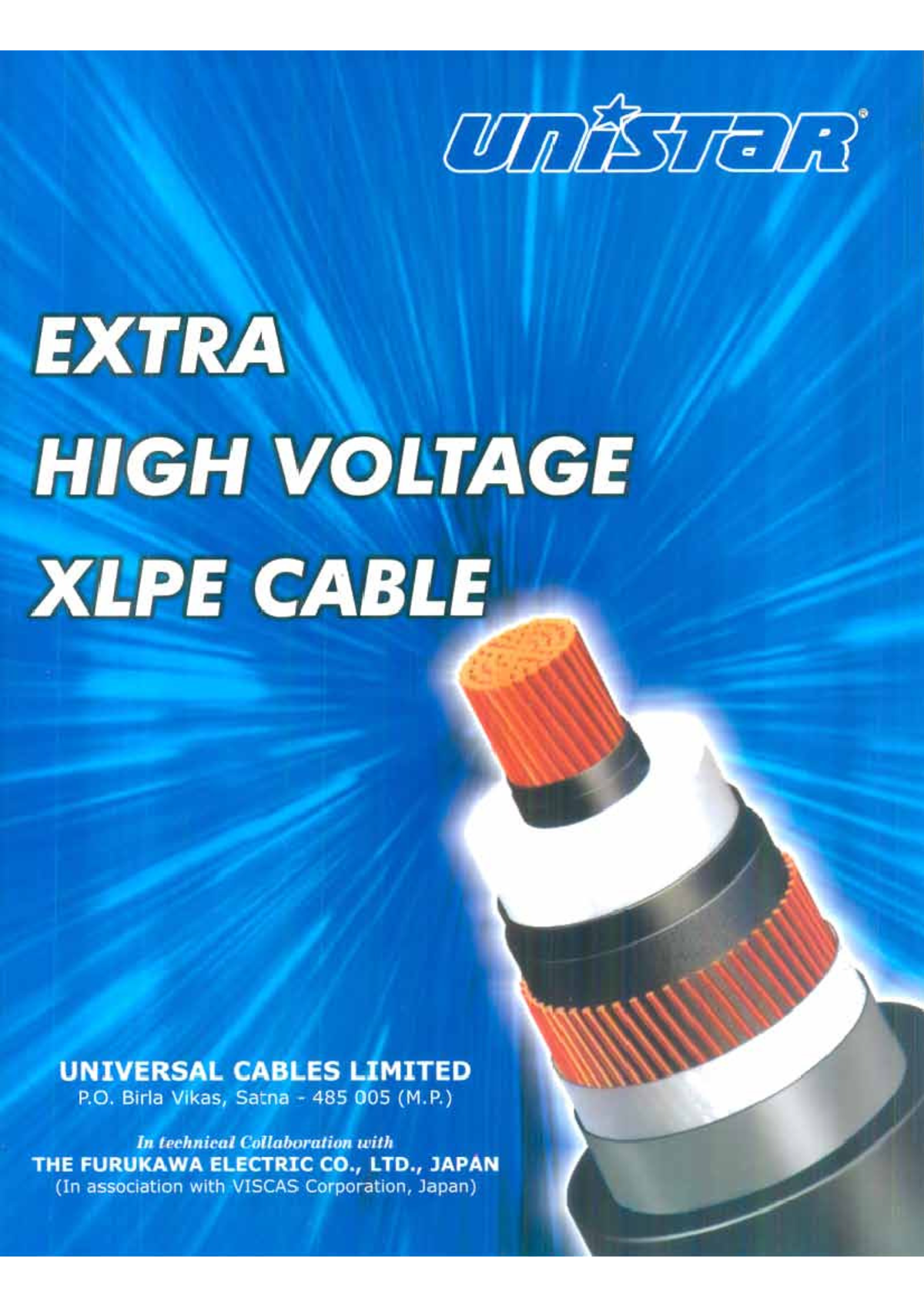 Unistar EHV XLPE Cable Specifications & Construction Details - Studocu