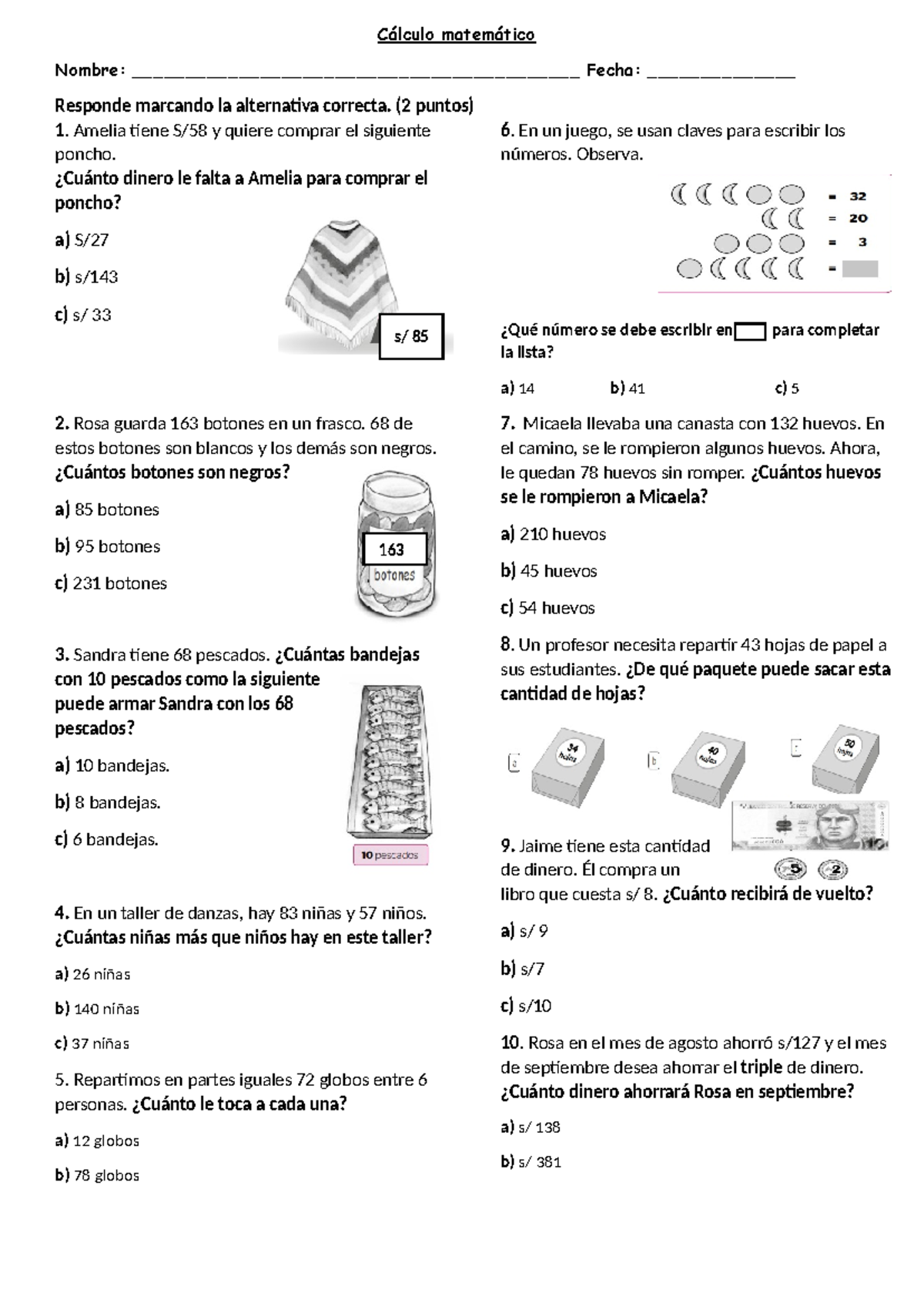 Cálculo Matemático Equivalencias II - Ejercicios y Respuestas - Studocu