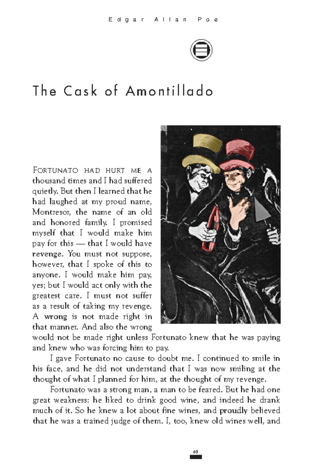 The Cask of Amontillado: A Study of Edgar Allan Poe's Masterpiece - Studocu