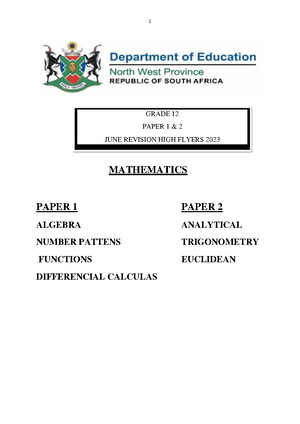 TECHNICAL MATHEMATICS P1 GRADE 10 NOVEMBER 2020 MARKING GUIDELINE - Studocu