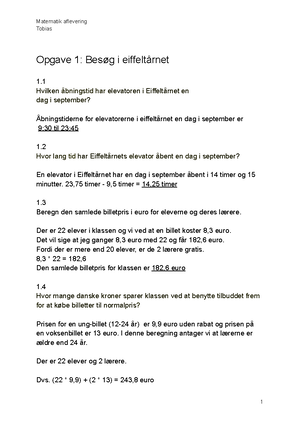 FP9 Matematik uden hjælpemidler maj 2021 - Matematik FP Folkeskolens prøver ####### Prøven uden ...