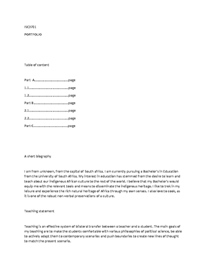 ISC3701 - Unisa - Instructional Studies in Context - Studocu