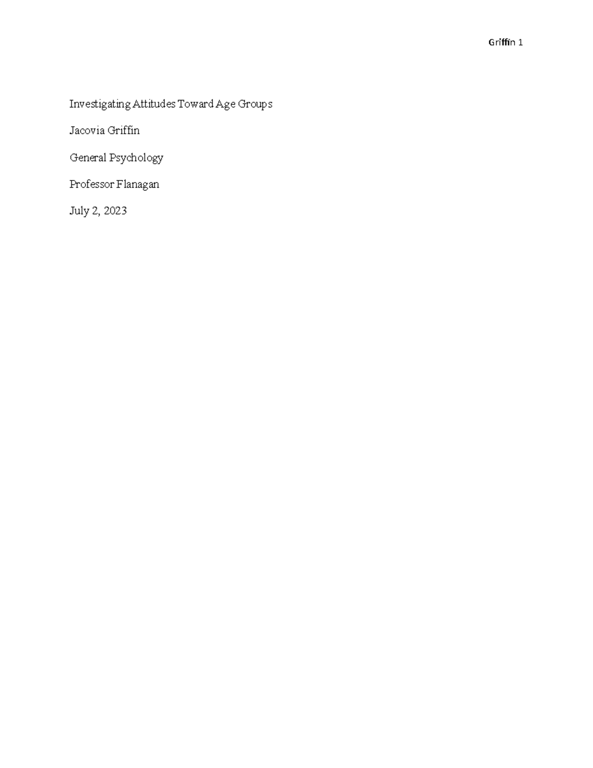 Unit 4 Assignment: Investigating Attitudes Toward Age Groups - Studocu