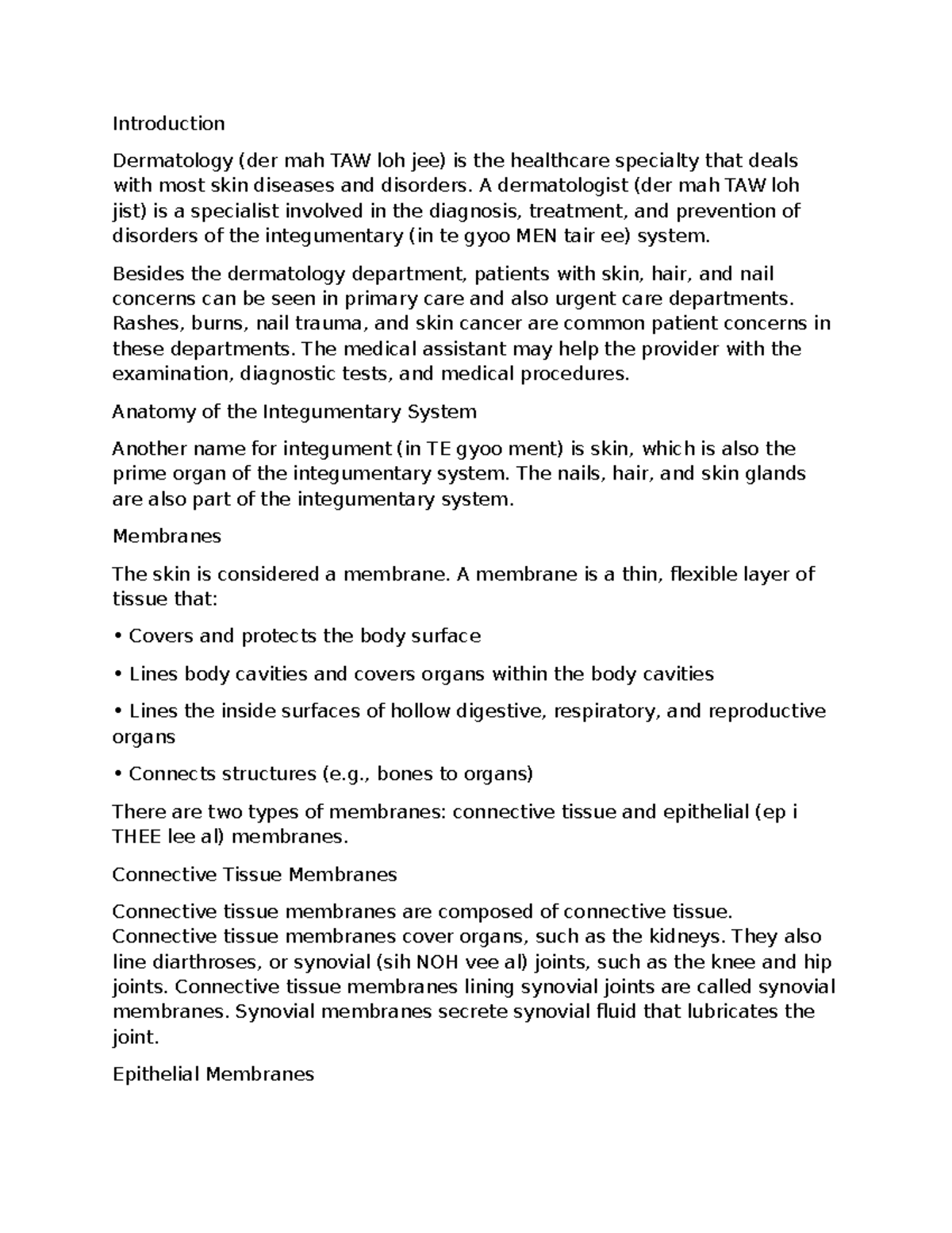 Integumentary System Overview: Diseases, Disorders & Treatments (DERM ...