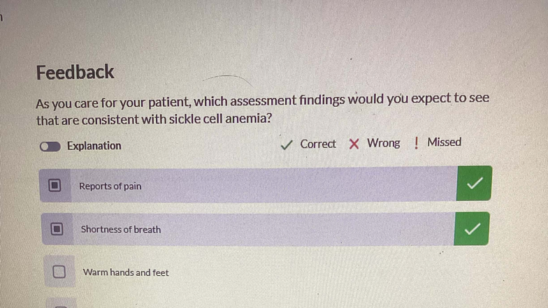 Brittany Long VSIM steps - Feedback As you care for your patient, which ...