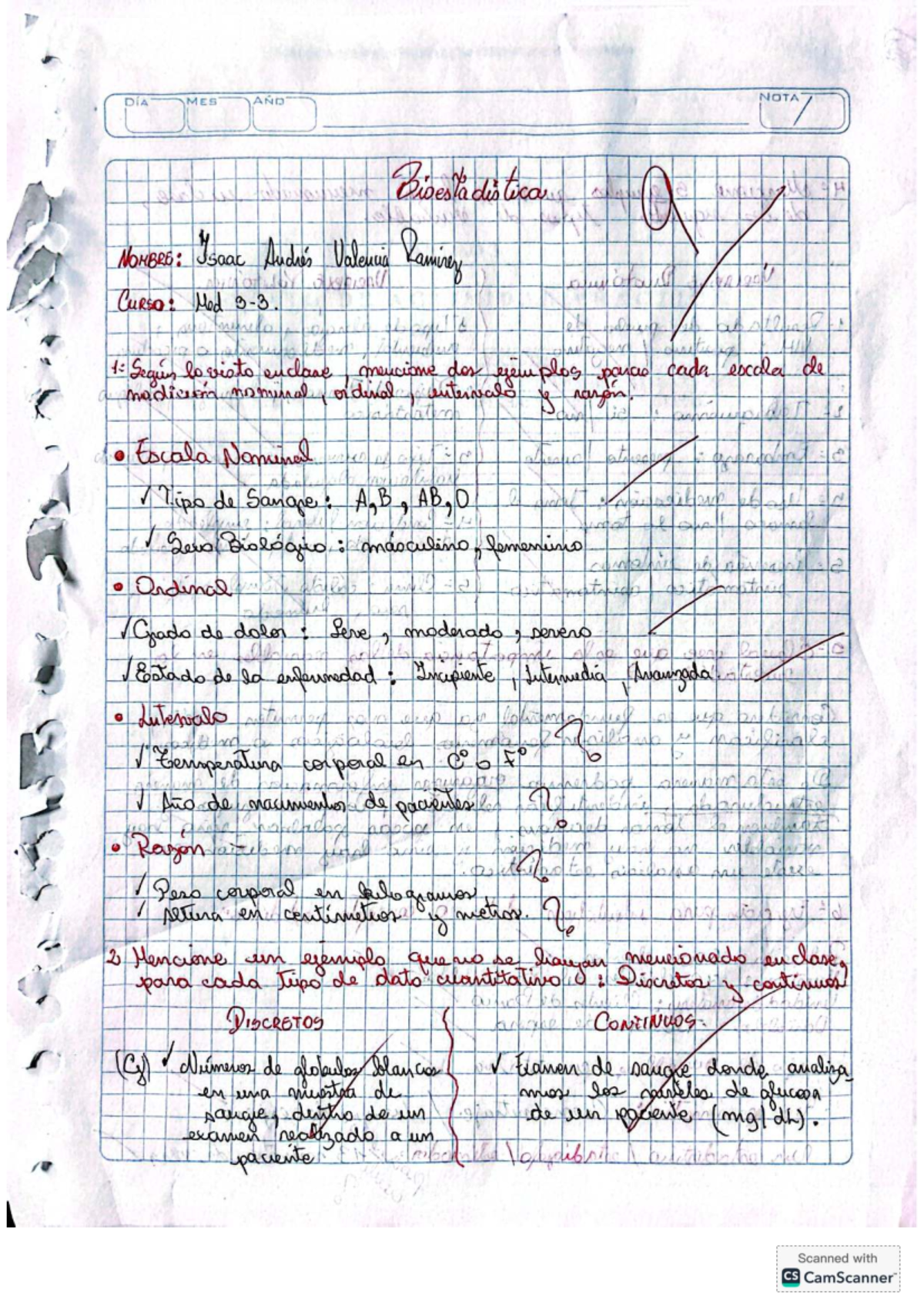 25B Taller 2: Análisis de Escalas en Bioestadística - Studocu