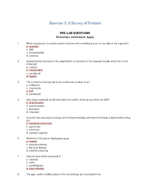 Lab 6 - Protist Virtual Lab- solved - Protist Virtual Lab-BIO Complete ...