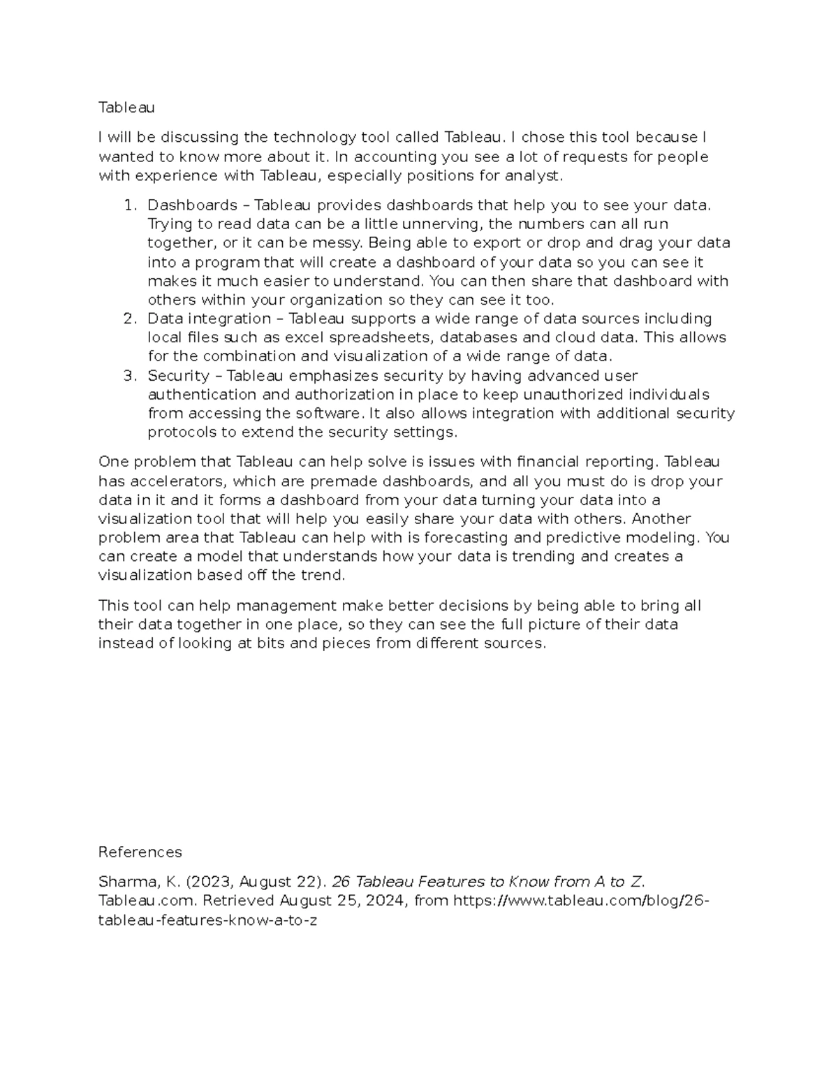 ACC 315 Module 5 Speaker Notes on Data Types & Analytics Insights - Studocu