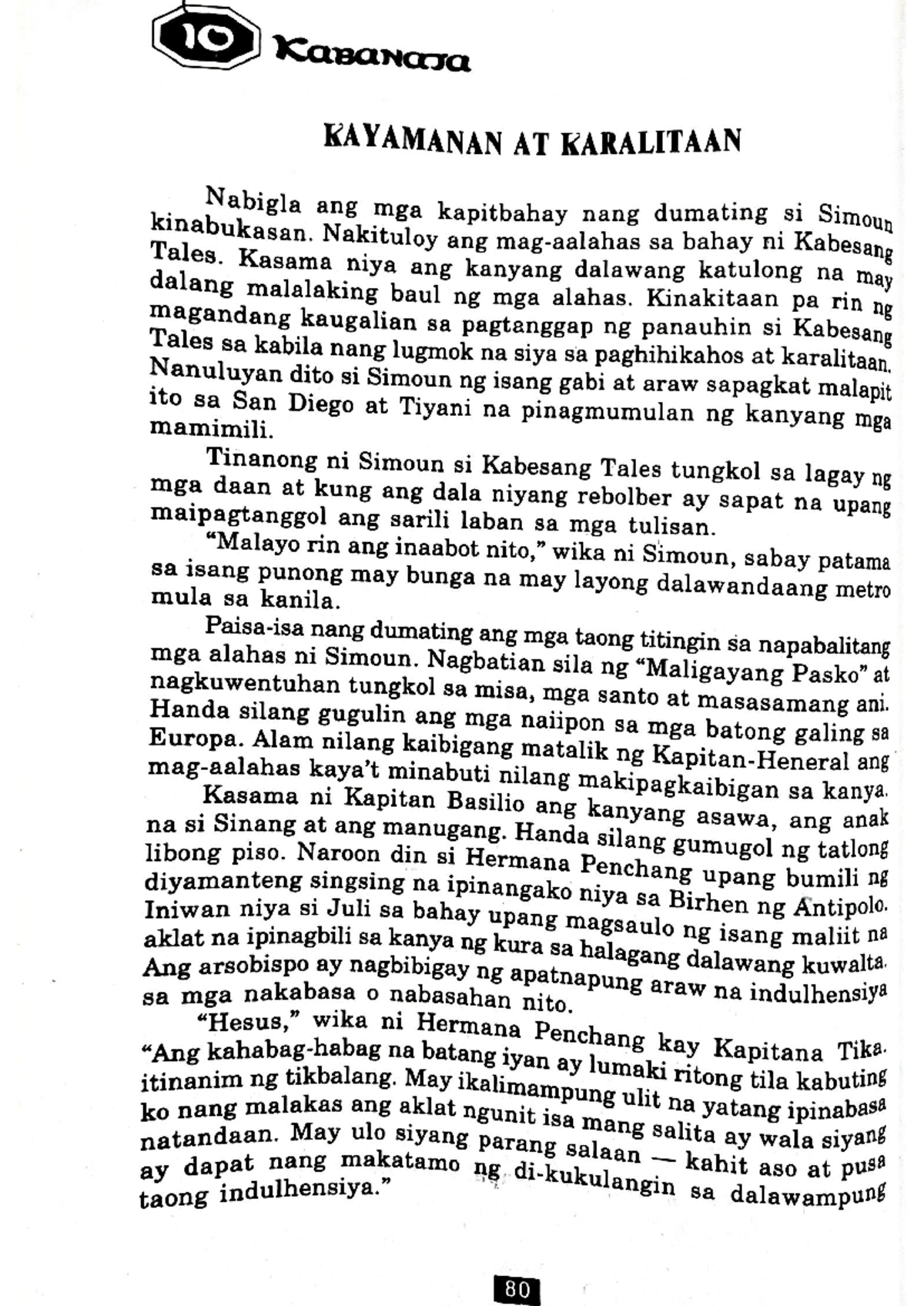 Kabanata 10: Kayamanan at Karalitaan sa Kinabukasan - Studocu