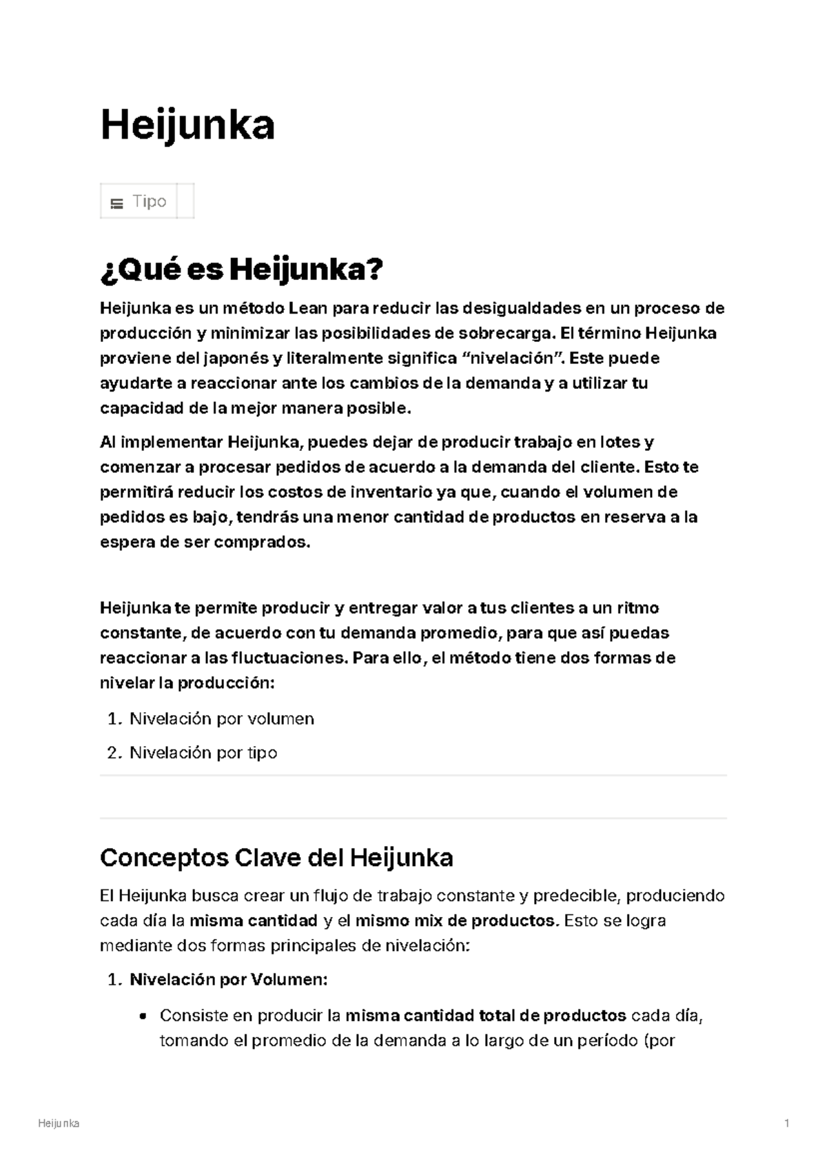 Heijunka: Método Lean para Nivelar la Producción y Reducir Costos - Studocu