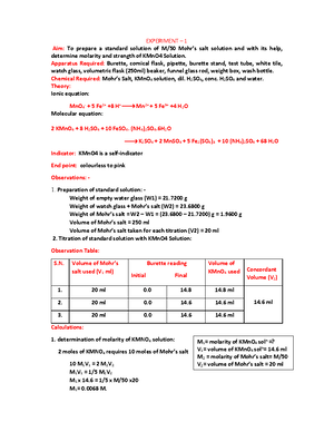12th chemistry practical simple salt analysis 1 - 12 th Standard ...