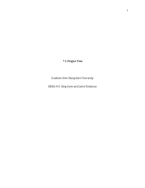 Module 2 Assignment - Carissa Hanson Collective Bargaining Guidelines ...