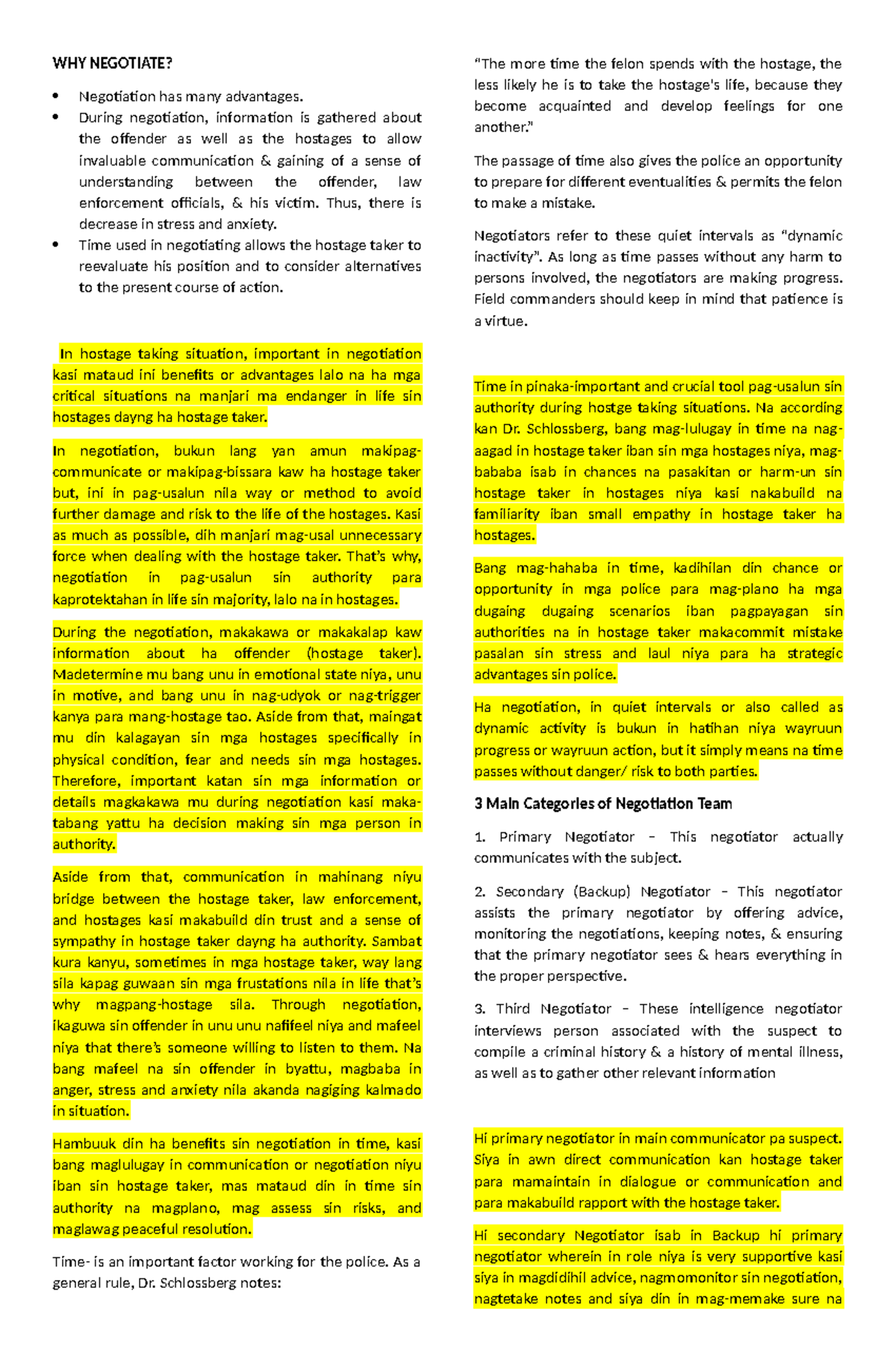 Negotiation Strategies in Hostage Situations: A Comprehensive Review ...