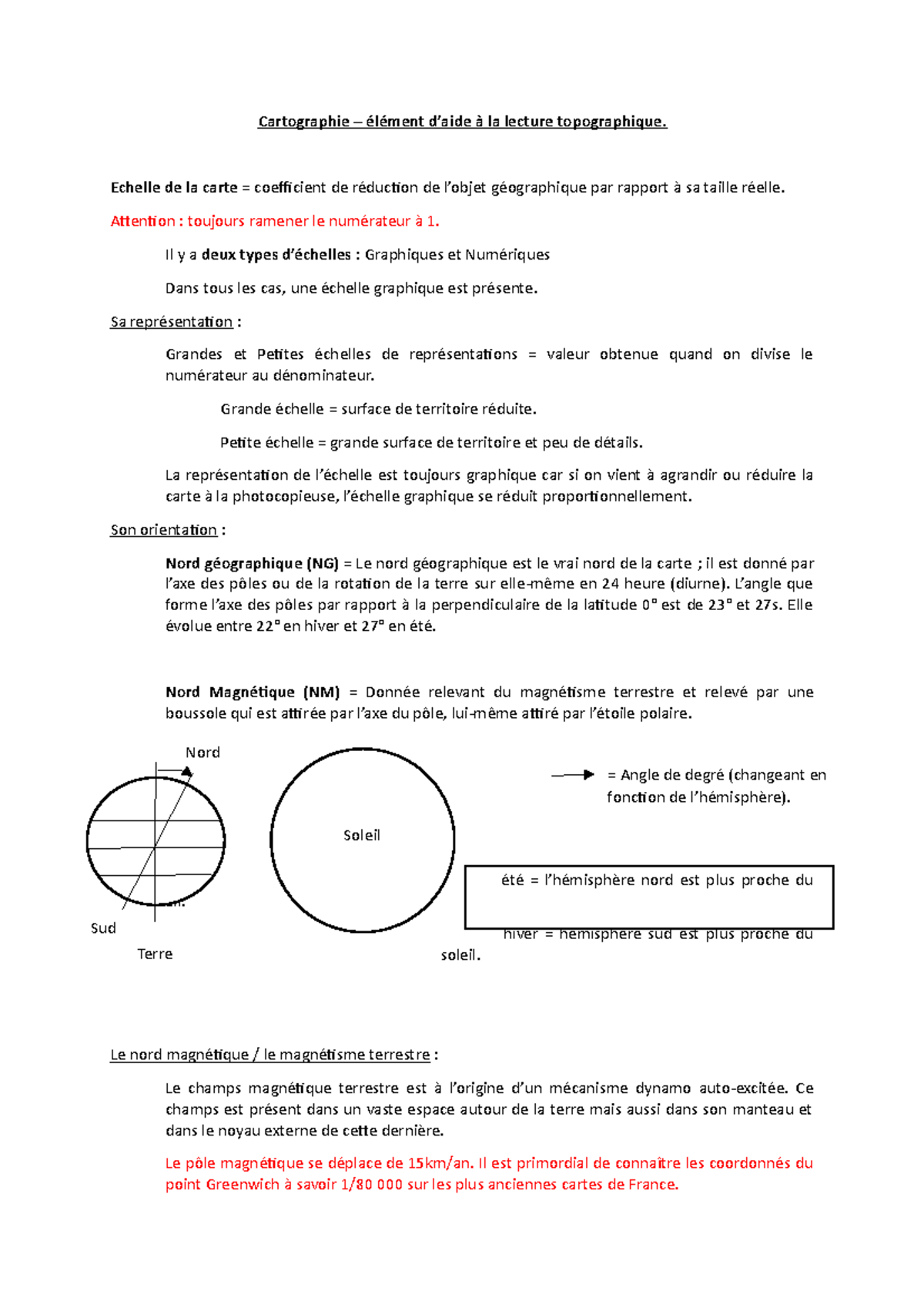 Introduction à la cartographie : Concepts et échelles essentielles ...