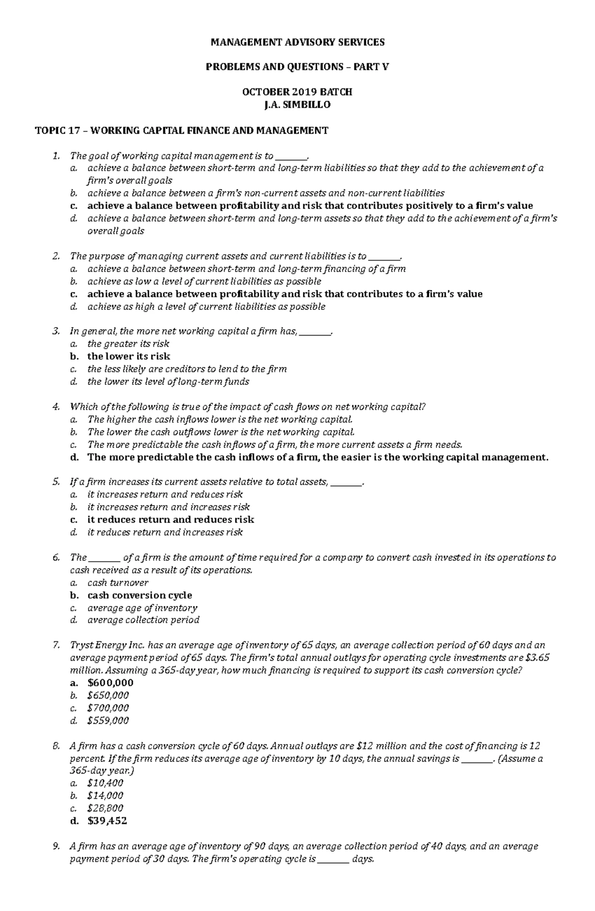 Module 1 - Quiz 2-Auditing and Assurance Principles-CIS environment - MULTIPLE CHOICE The ...