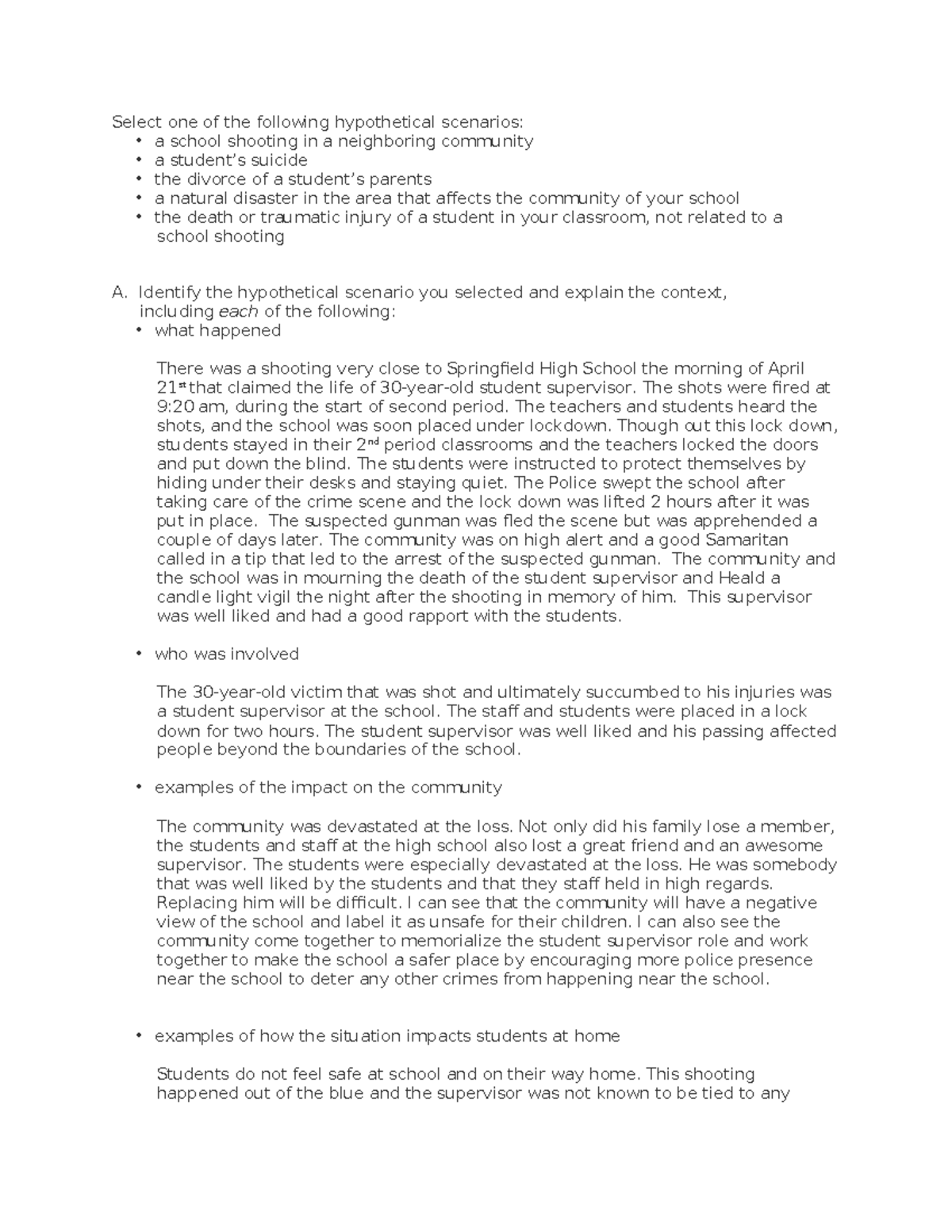 KGM3 Task 5 Evidence based Strategies - Select one of the following ...