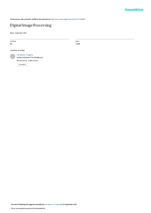 IE4476 Project Report - IE4476 Image Processing Project Report Automatic Retinal Vessel ...