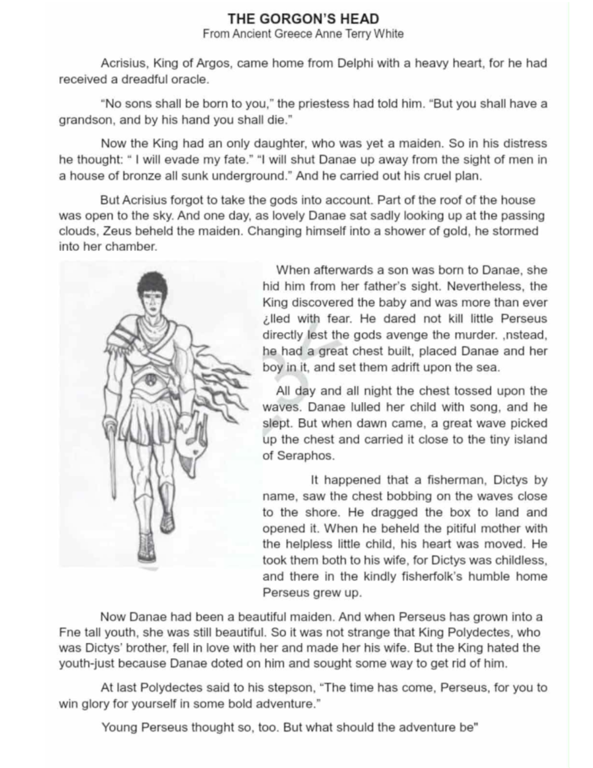 THE HEAD: Perseus and Medusa - A Mythological Tale (ENG 101) - Studocu