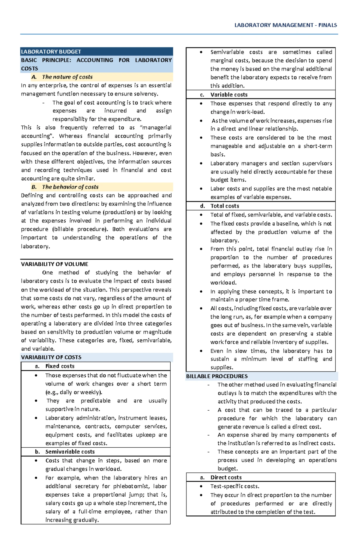 CC - Clinical chemistry notes and summary - Medical Laboratory Science ...