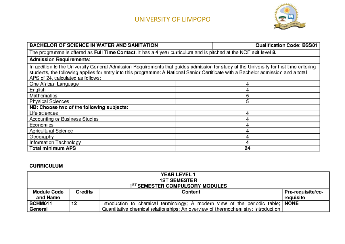 BSS Water and Sanitation Study Notes: Curriculum Overview and Admission ...