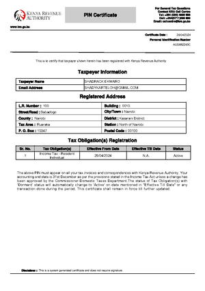 Advance Instructions FOR Conduct OF 2025 KCSE Projects AND Practicals ...