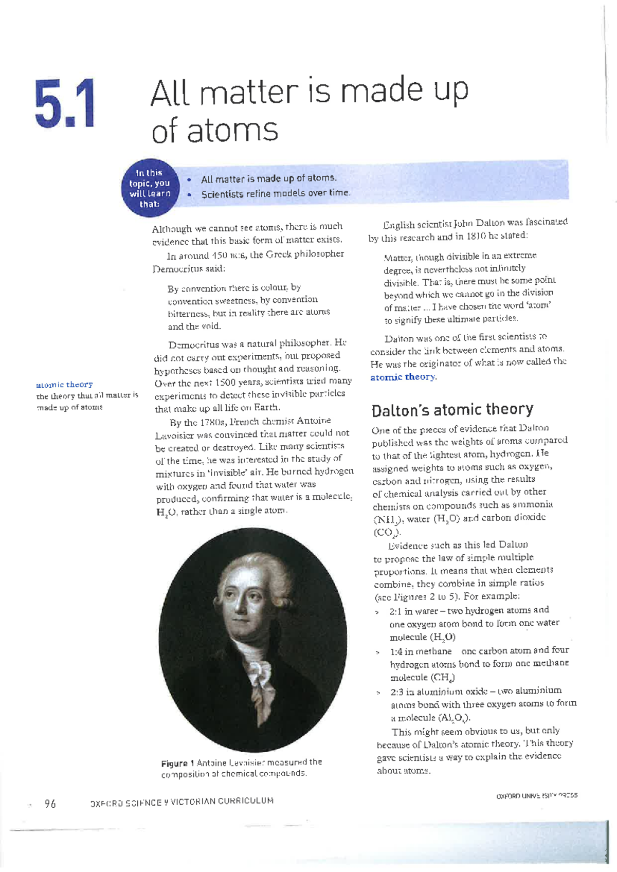 Chapter 2: Atoms and Atomic Theory - Additional Study Notes - Studocu