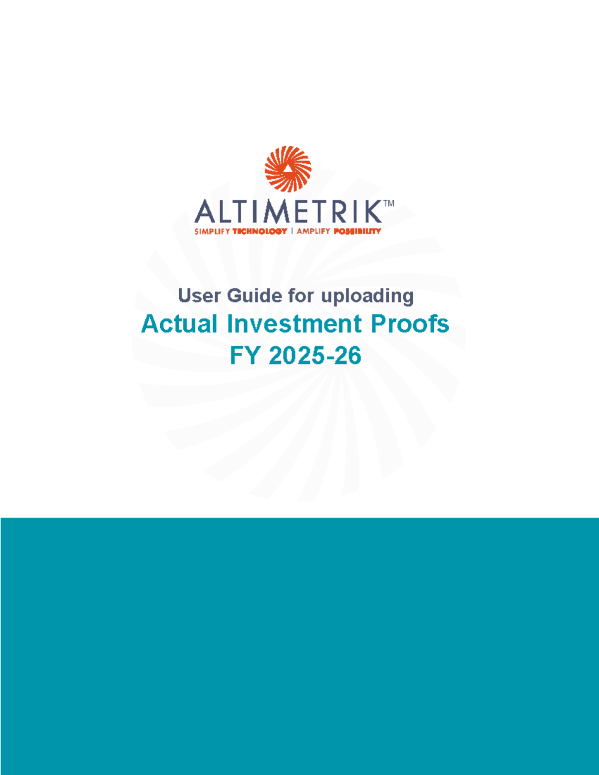 User Guide for Altimetrik Income Tax Proof Submission (FY) - Studocu