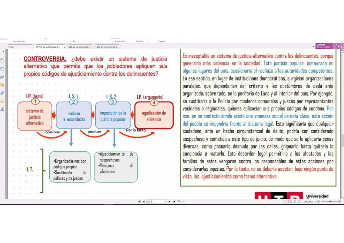Doc1 - Esquema de párrafo causal - Comprensión y redacción de textos - UTP - Studocu