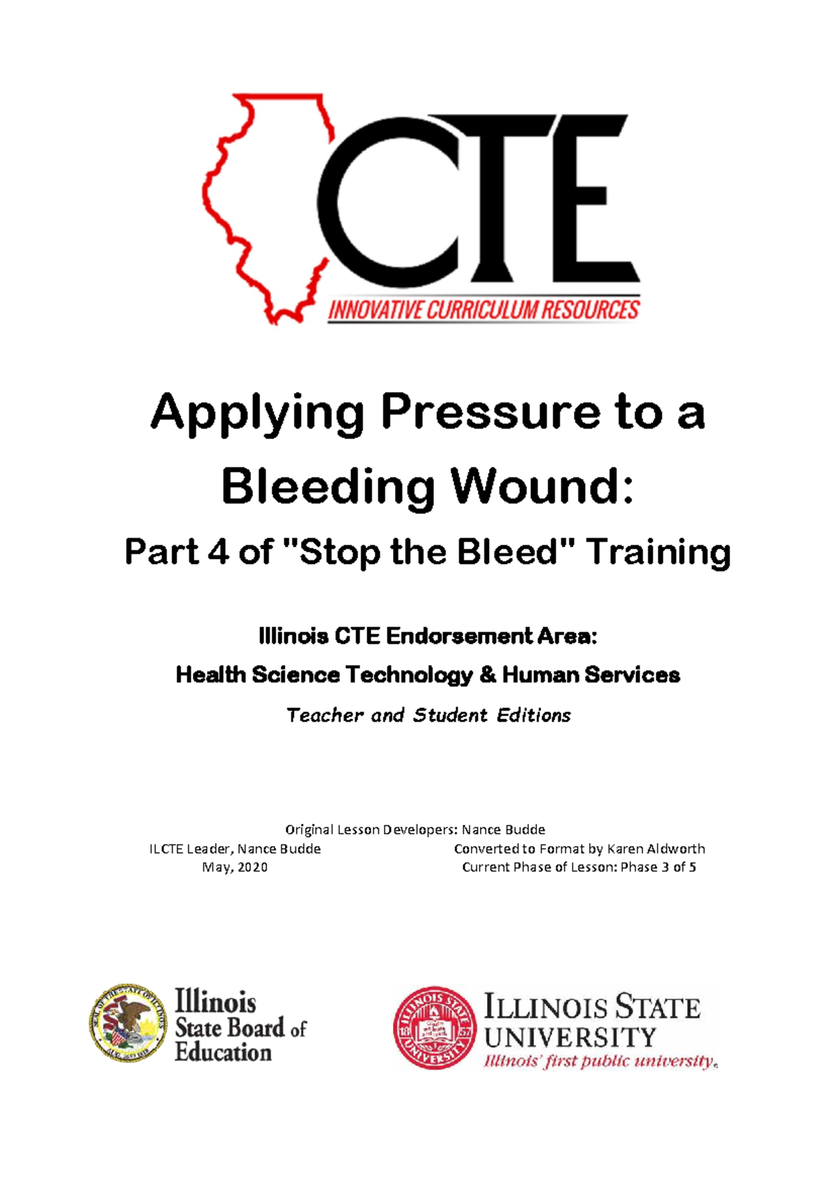 HS Part4 Stop the Bleed - How to care for wounds - Applying Pressure to ...
