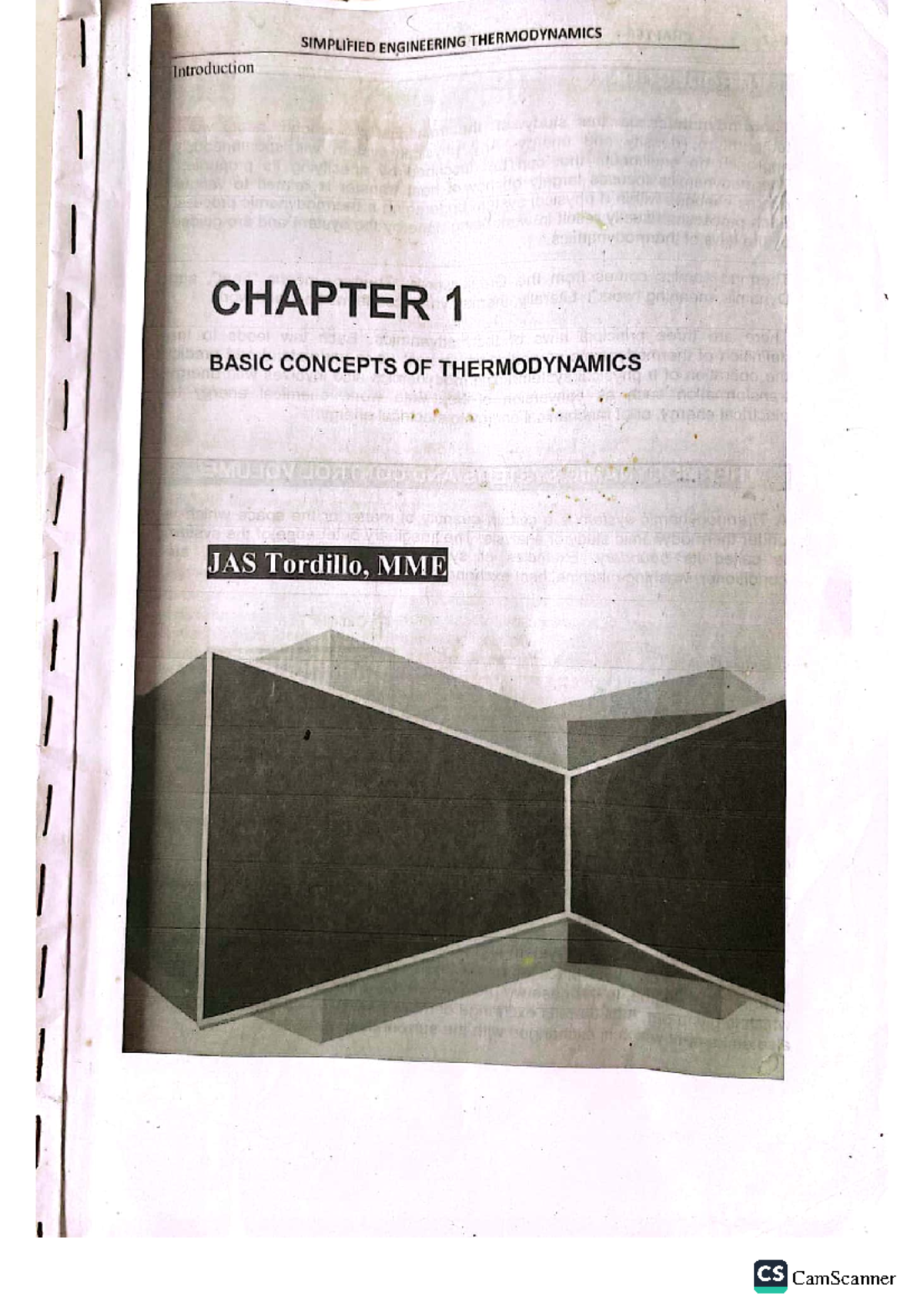 Basic Concept OF Thermodynamics - SIMPLIFIED ENGINEERING THERMODYNAMICS Introduction CHAPTER 1 ...