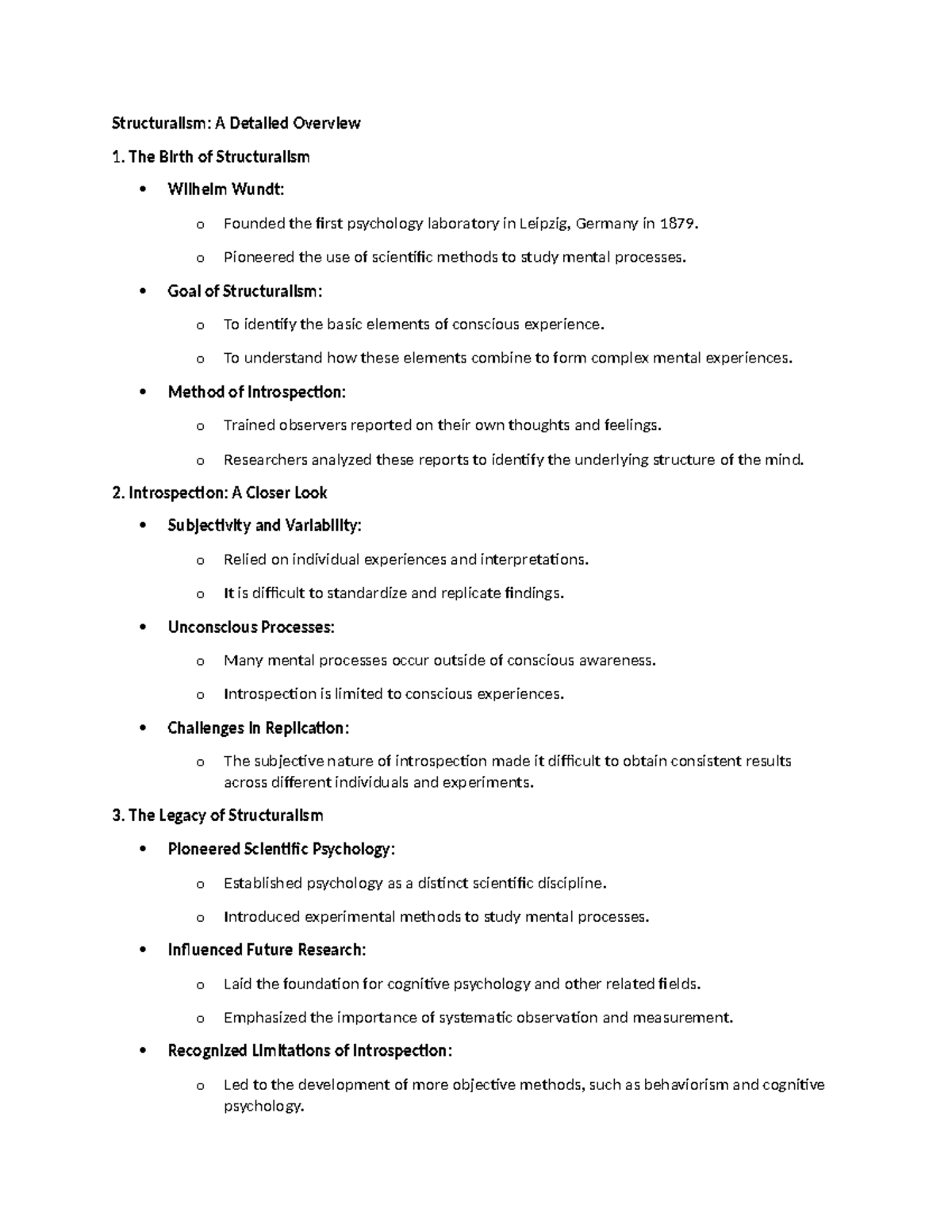Structuralism Contents - Structuralism: A Detailed Overview 1. The ...