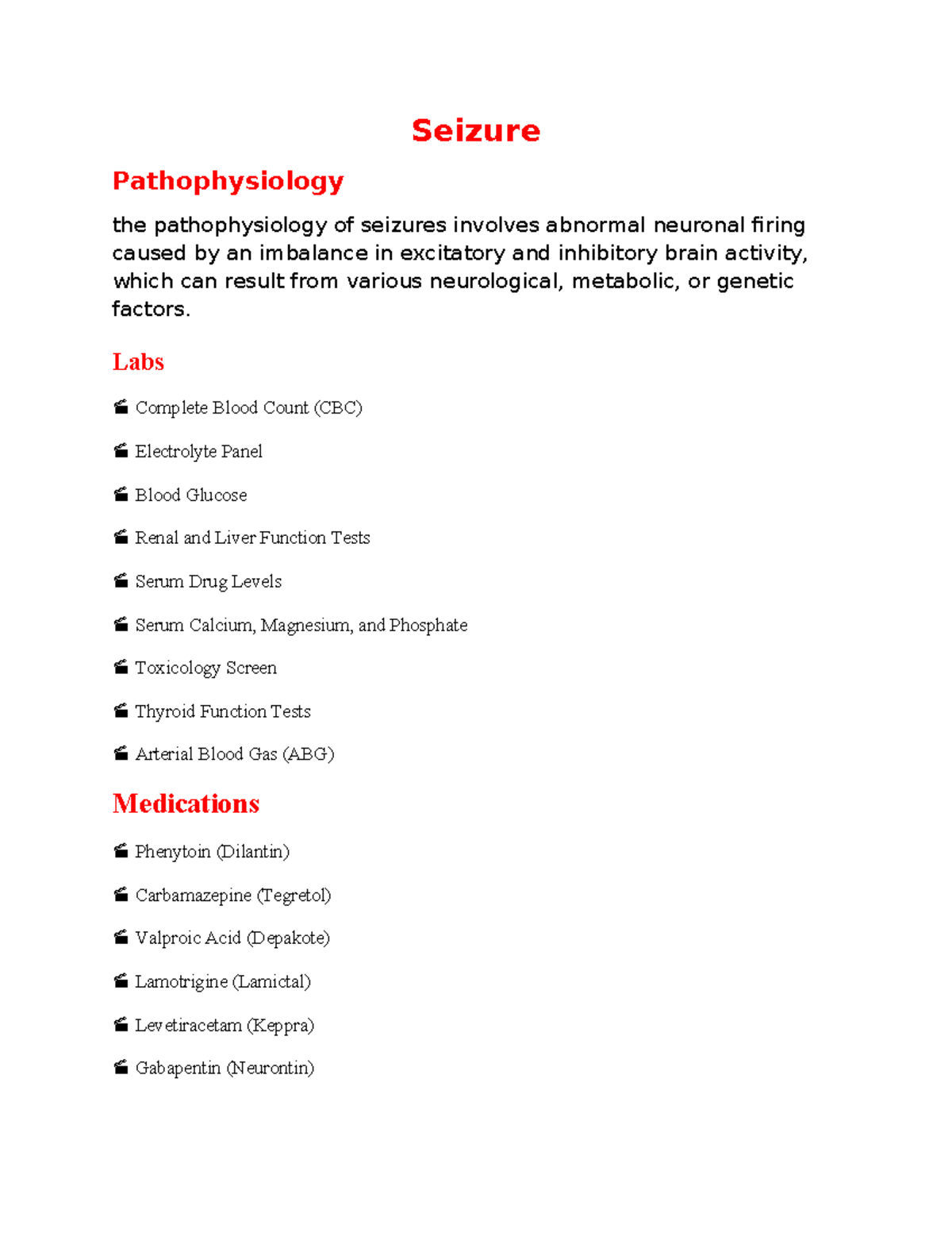 Seizure Pathophysiology and Nursing Interventions: A Comprehensive ...
