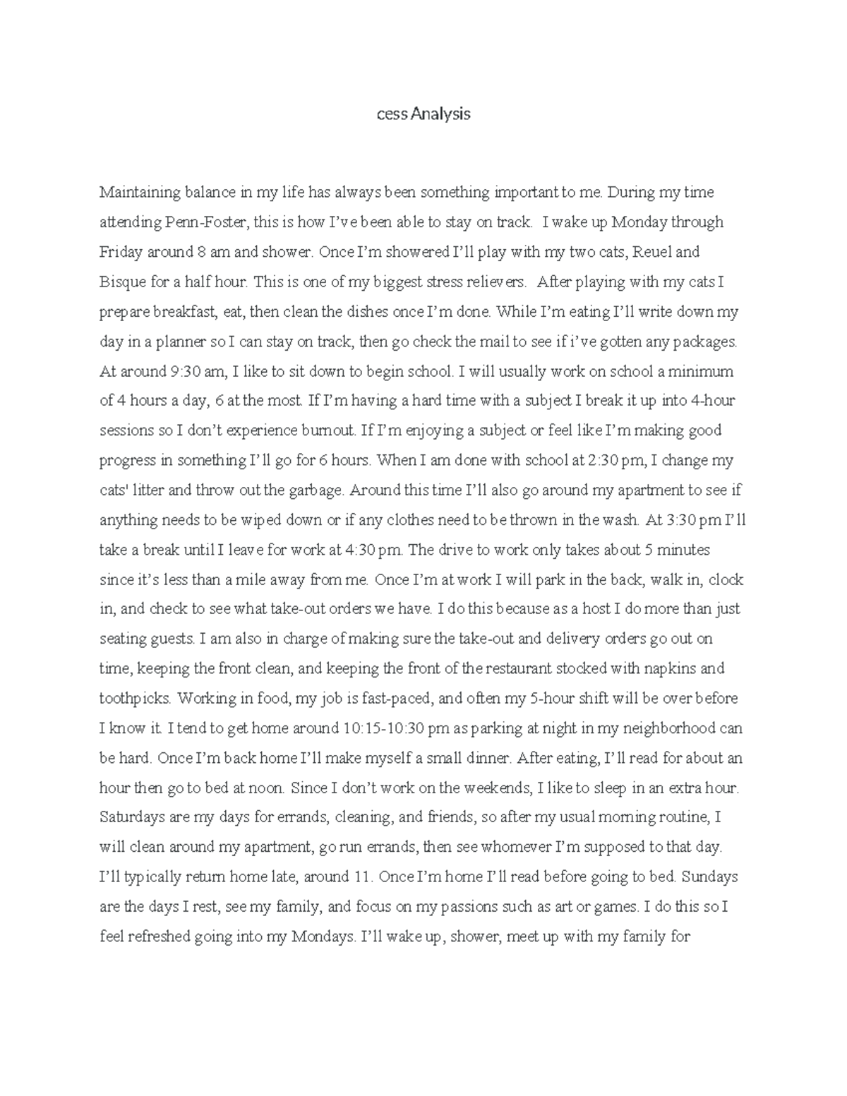 ENG 200: Prewriting Process Analysis & Life Balance Strategies - Studocu