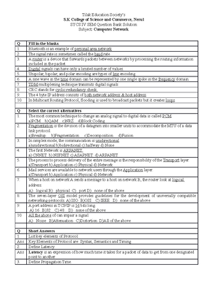 Analysis of algorithm - solved answer paper of AOA 2018 Mumbai ...