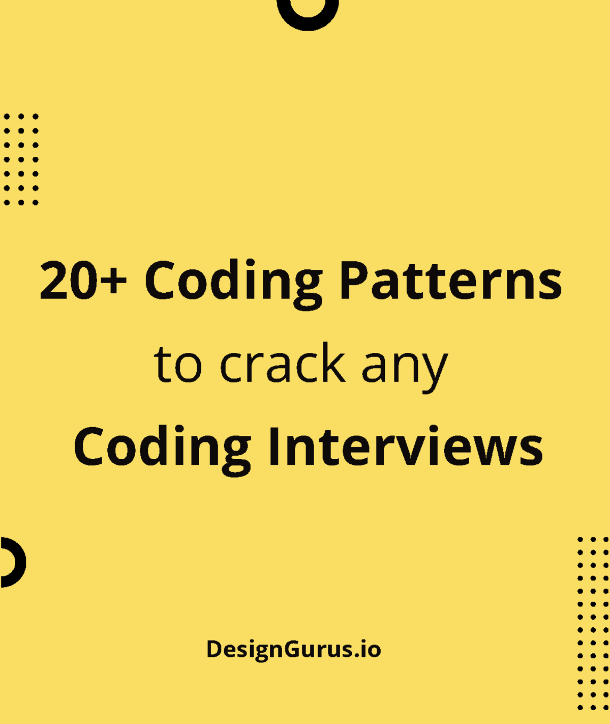 Coding Patterns for Coding Interviews - DesignGurus.io - Studocu
