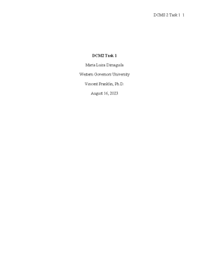 C204 Task 2 - 1 C204 Management Communication Maria Luisa Dimaguila ...