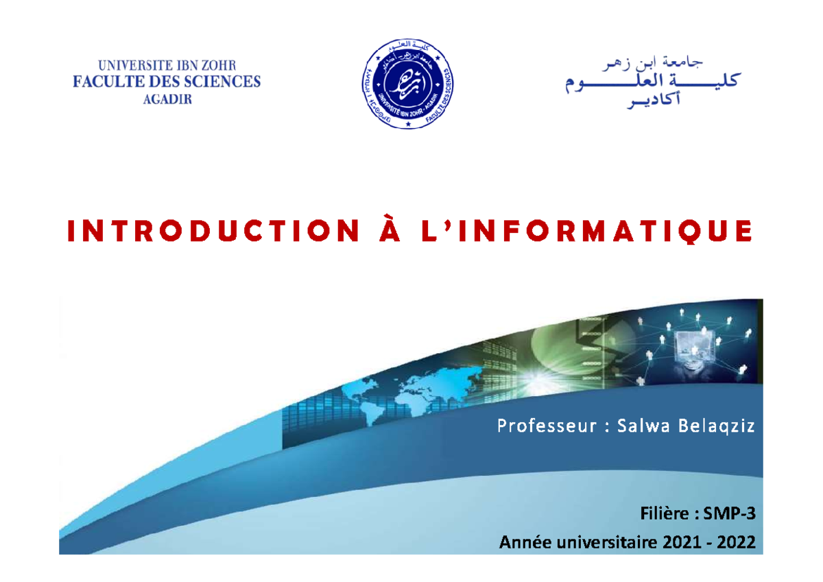 SMP3 2023: Introduction à l'Algorithmique et à la Programmation - Studocu