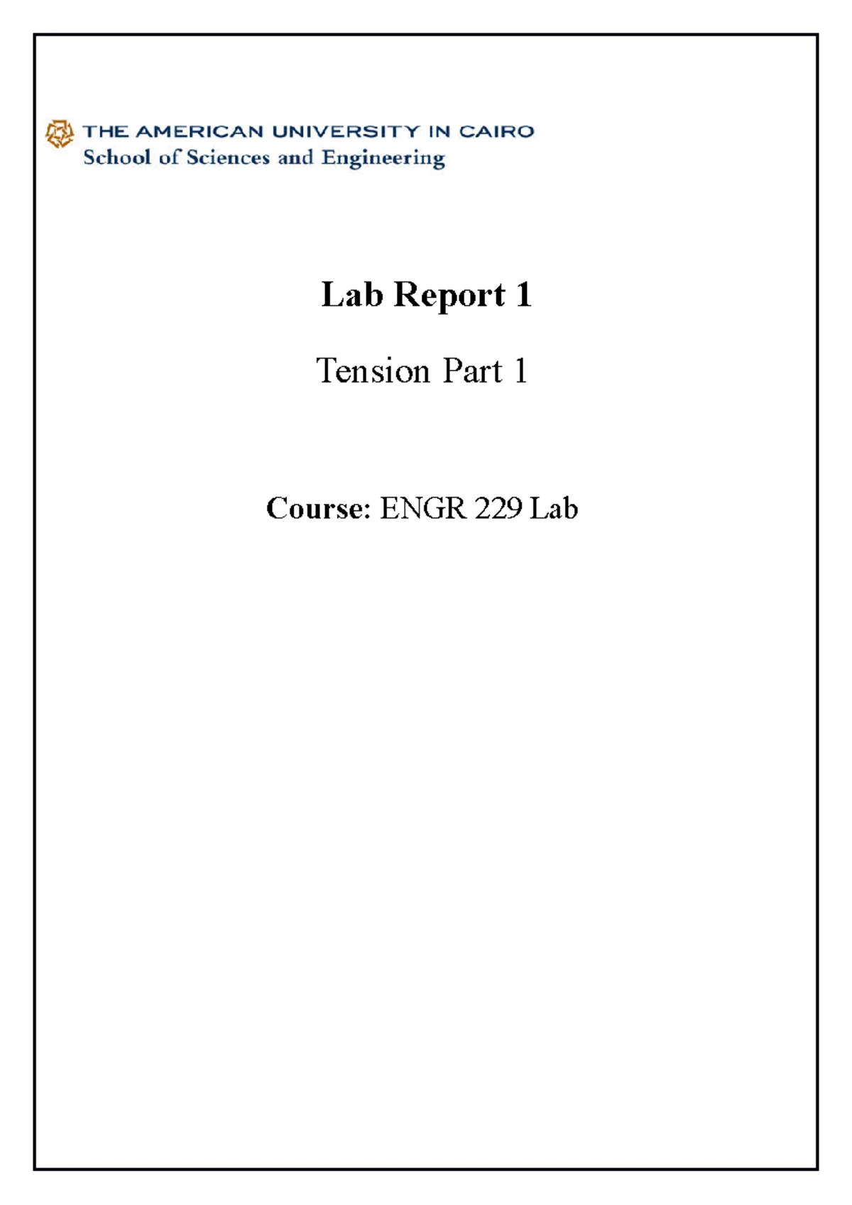 Bending test - Lab report - Strength and Testing of Materials ...