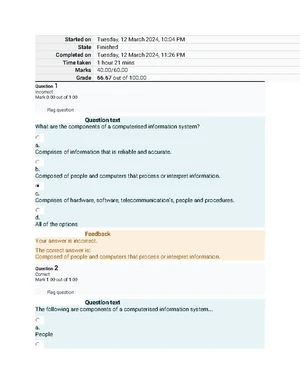 AIN1501 - ASSIGNMENT 1 - 12:18 PM Assessment 1: Attempt review UNISA ...