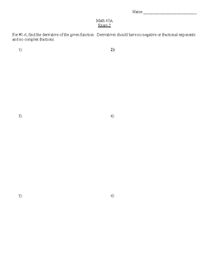 Math 65A Exam 3 (4.1-4.7, 4.10) - Answer Sheet - Name ...