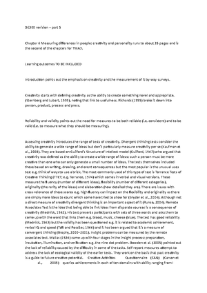 TMA01 DE300 Final Draft - Drawing on material from Chapter 1 "Critical ...