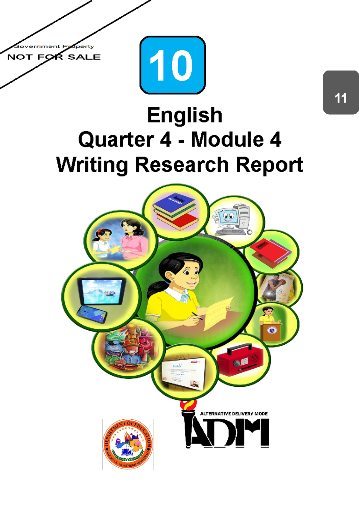 English 10 q4 mod4writing research report v2 - NOT English Quarter 4 ...