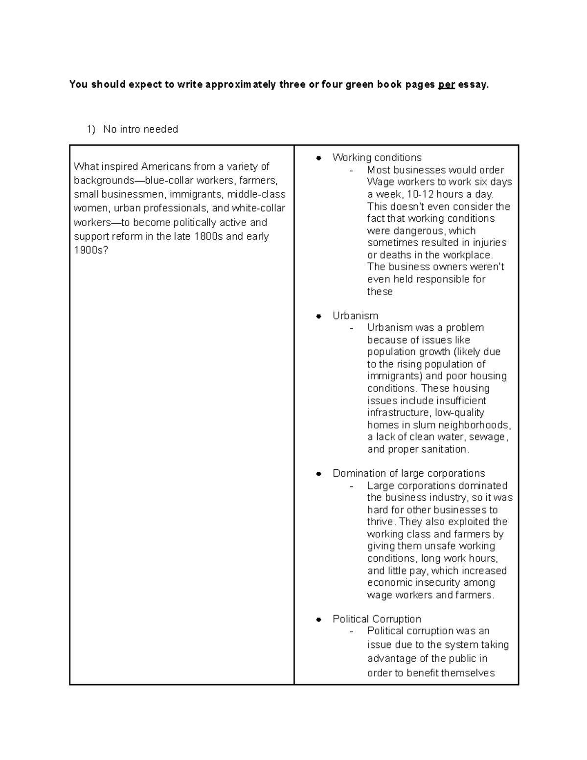 Final Exam Study Guide: U.S. Political Reform & Progressivism - Studocu