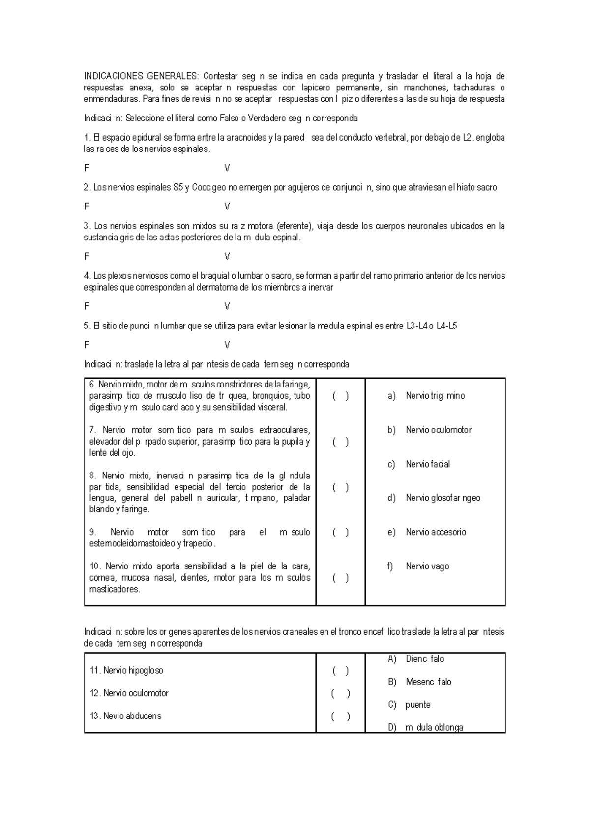 Banco Parcial 2: Preguntas de Verdadero/Falso y Selección Múltiple ...