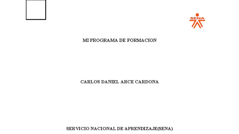 MI PROGRAMA DE FORMACIÓN SENA - PROGRAMACIÓN DE SOFTWARE AA4-EV02 - Studocu