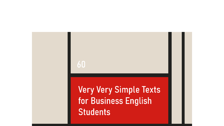 Very Very Simple Texts for Business English Students 1759526181 - 60 ...