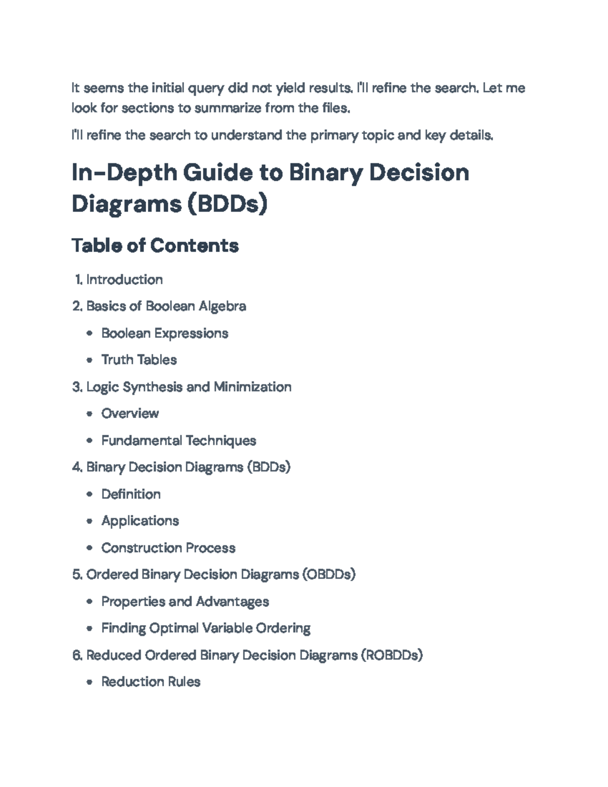 In-Depth Guide to Binary Decision Diagrams (BDDs) and Their ...