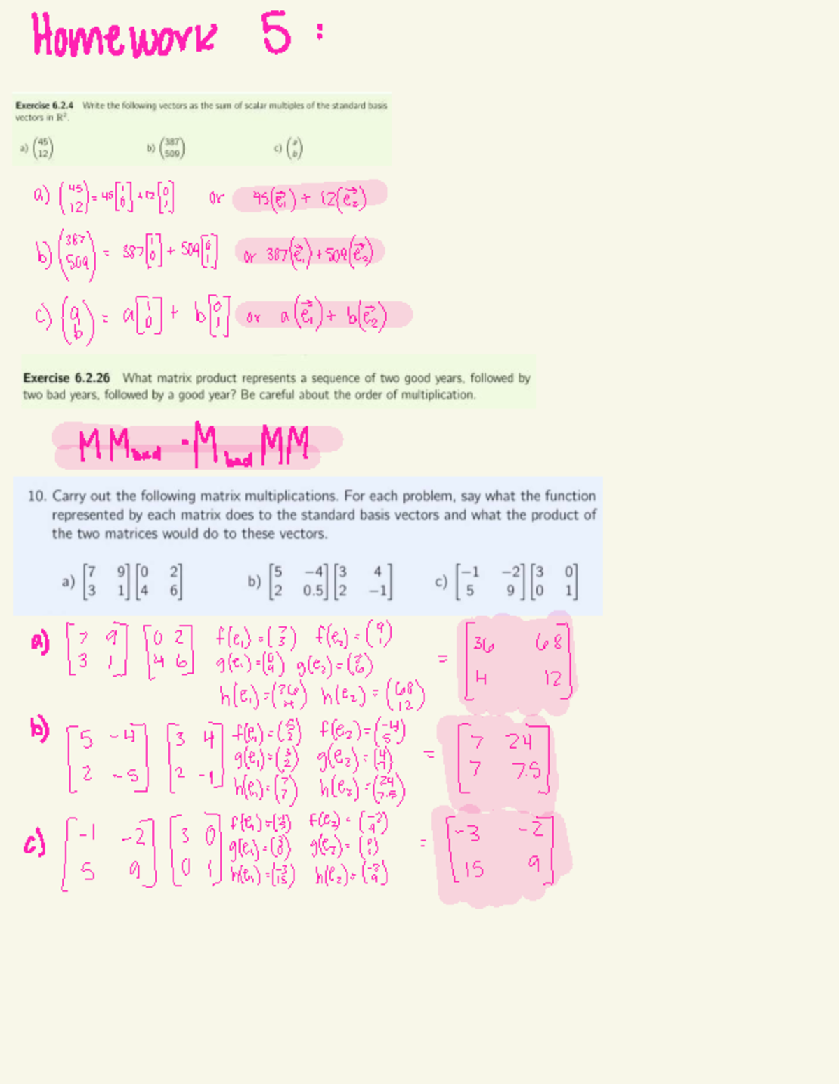 Homework 5: Markov Processes and Matrix Scaling Analysis - Studocu